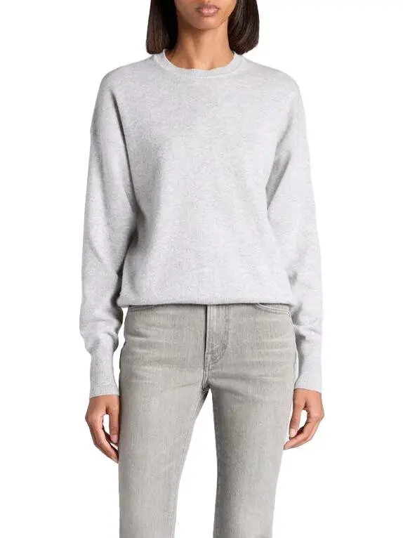 TOM FORD Cashmere Crewneck Sweater - Ig125 Pale Grey Melange