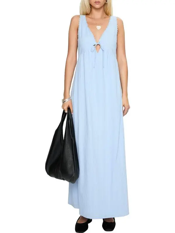 Princess Polly Elyza Sleeveless Maxi Dress - Blue