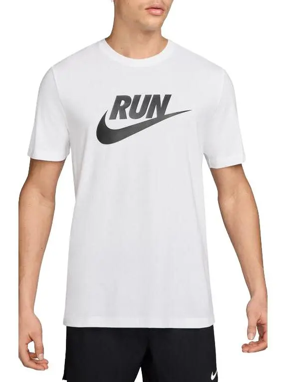 Nike Dri-fit Running T-shirt - White