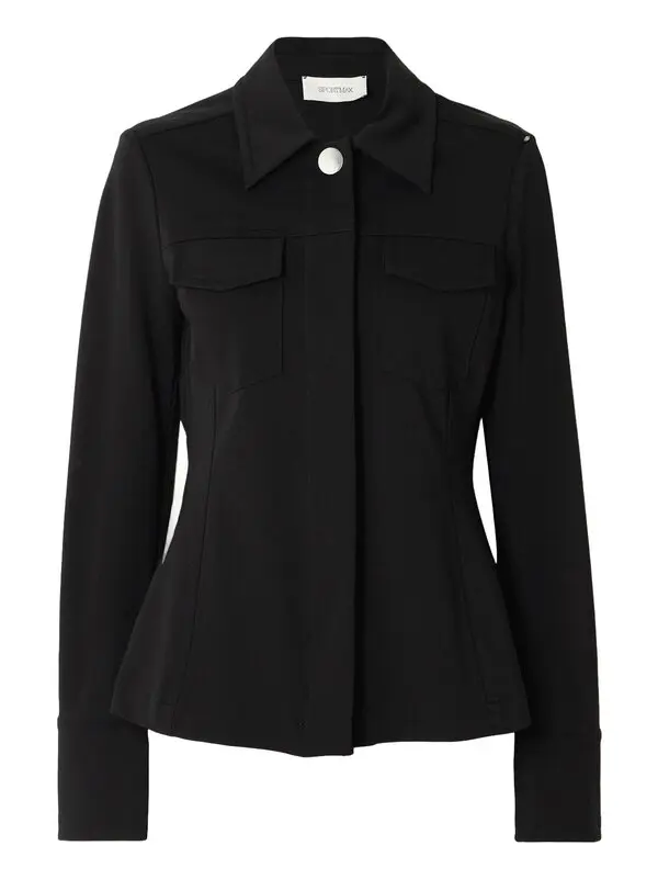 Sportmax Wells Crepe Jacket - Black