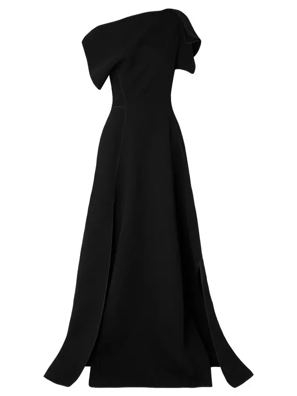 Maticevski Synergy Off-the-shoulder Draped Gown - Black