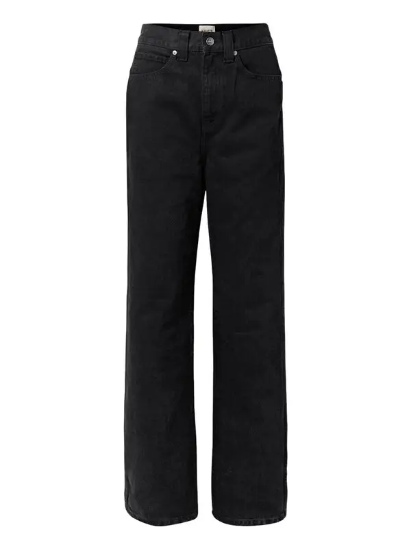 Khaite Bonnie Mid-rise Boyfriend Jeans - Black
