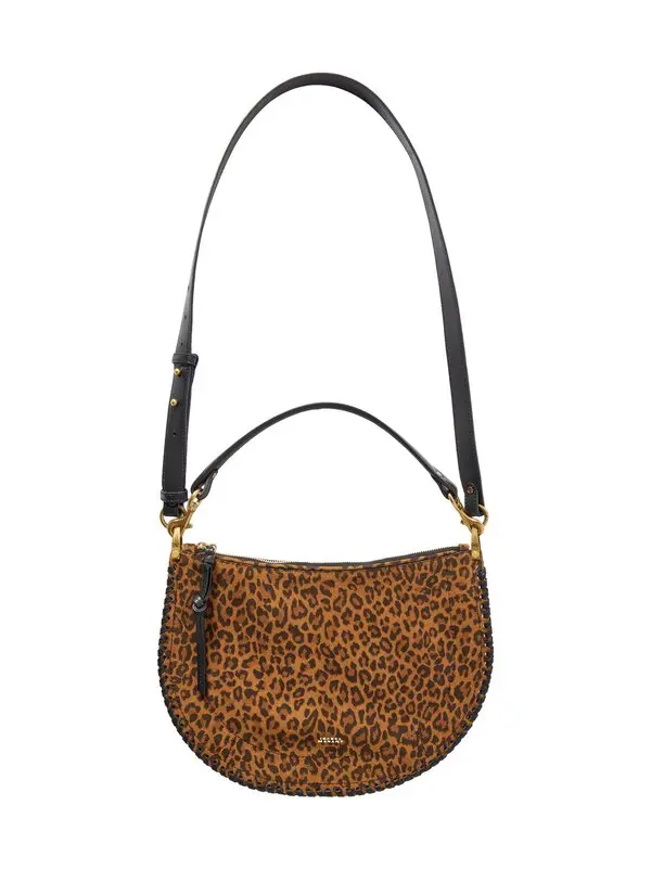 Isabel Marant Oskan Soft Leopard-print Shoulder Bag - Animal Print
