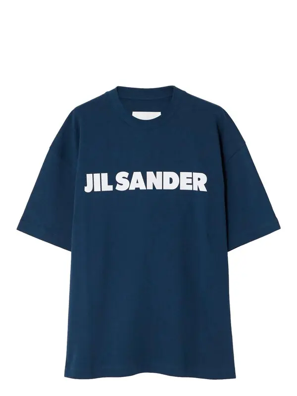 JIL SANDER - Printed Cotton-Jersey T-Shirt