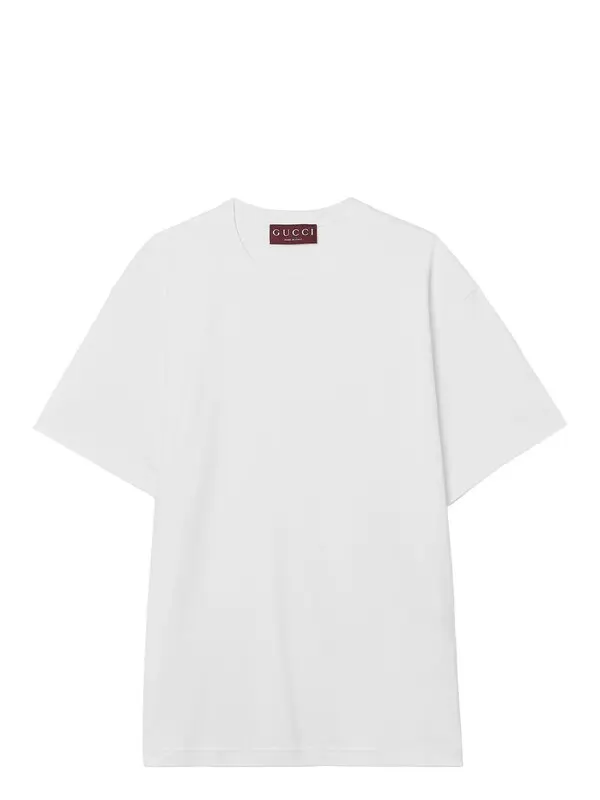 Gucci Oversized Cotton-jersey T-shirt - White