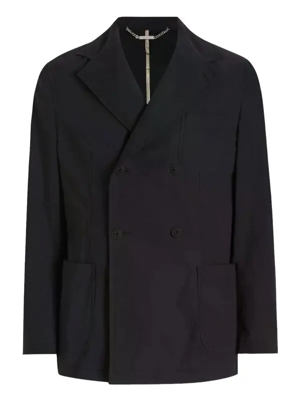 Dolce & Gabbana Double-breasted Patch-pocket Blazer - Black