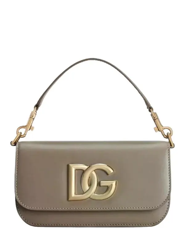 Dolce & Gabbana Leather Shoulder Bag - Neutrals