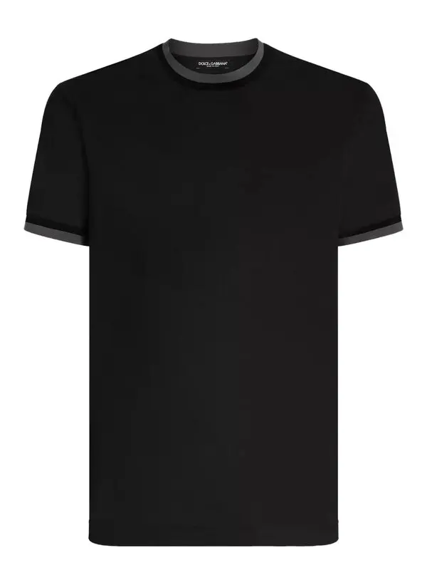Dolce & Gabbana Short Sleeve T-shirt - Black