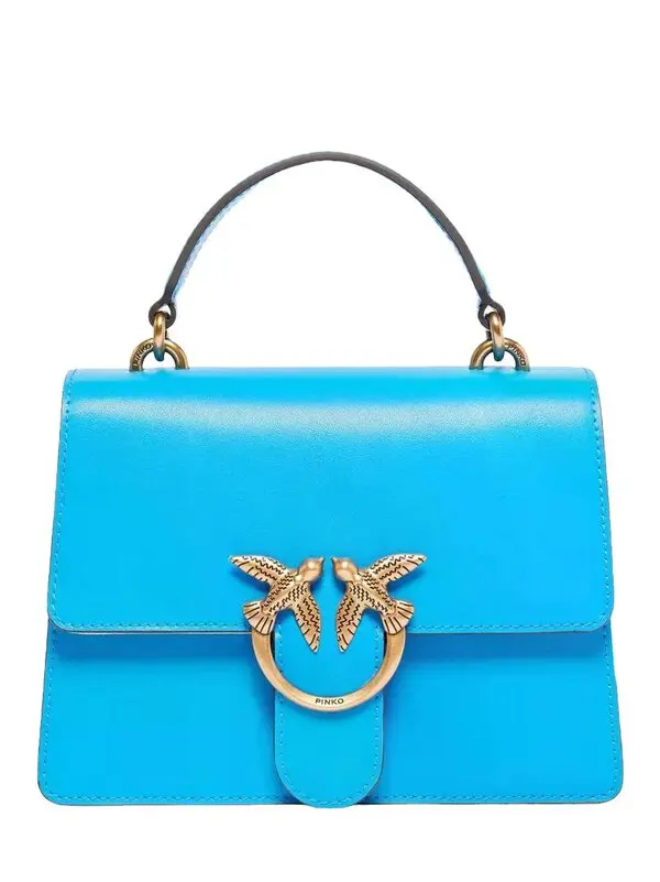Pinko Love Birds Top Handle Bag - Blue