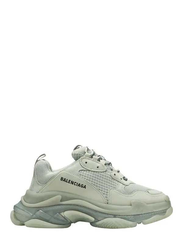 Balenciaga Triple S Sneaker With Clear Sole - Grey