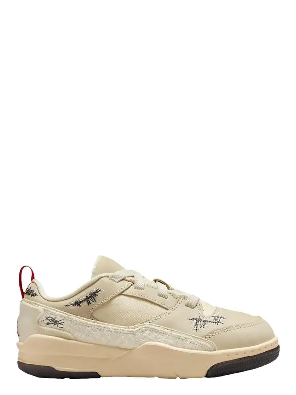 JORDAN Who Decides War X Flight Court Ps Sneakers - Cream