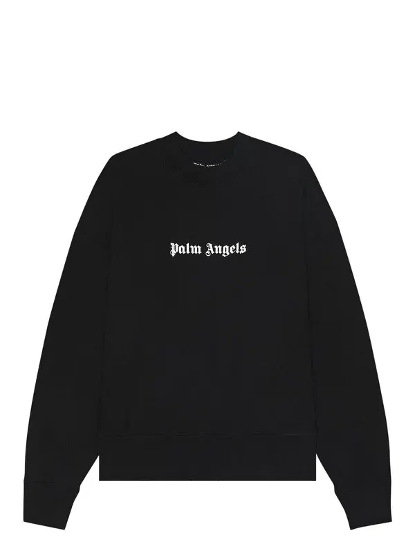Palm Angels Classic Logo Crewneck - Black