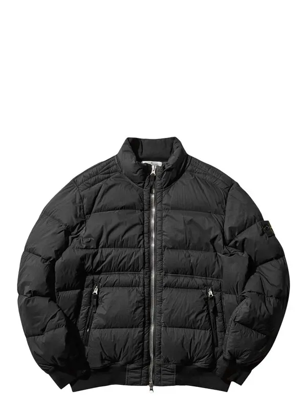 Stone Island Urban Puffer Bomber Jacket - Black