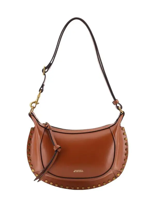 Isabel Marant Étoile Studded Crossbody Bag - Brown
