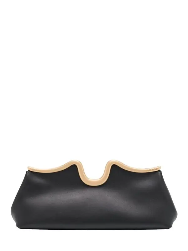Cult Gaia Valma Sculptural Clutch Bag - Black