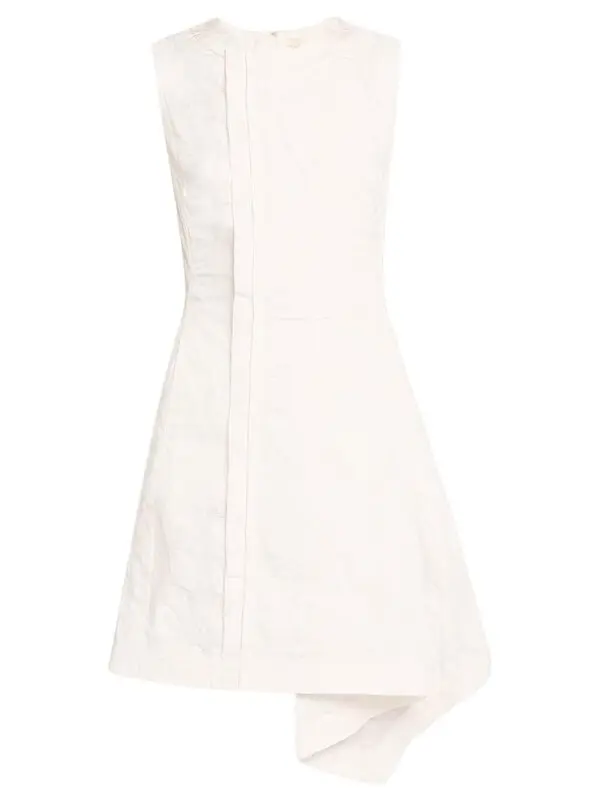 JASON WU Floral Brocade Mini Dress - White