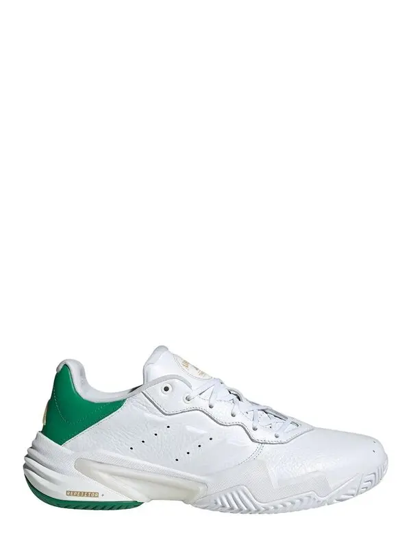 Adidas Barricade Leather Sneakers - White/cloud White