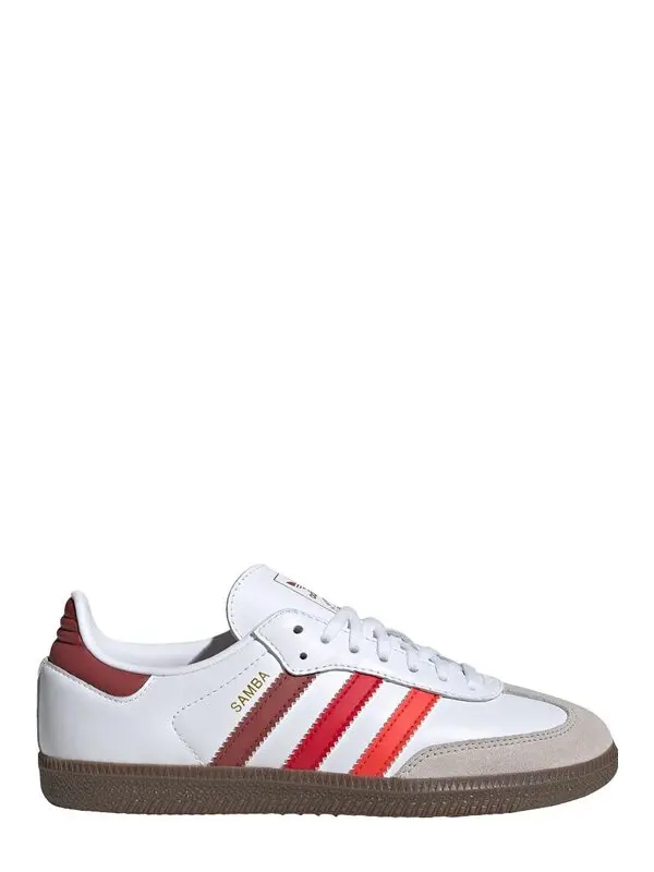 Adidas Samba Og Sneakers - Cloud White/bright Red/better Scarelet Red