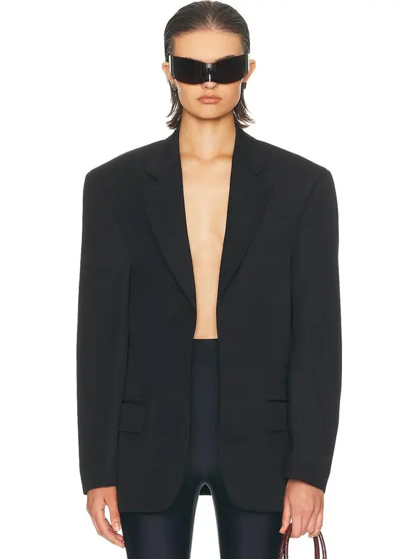 Balenciaga Tailored Jacket - Black