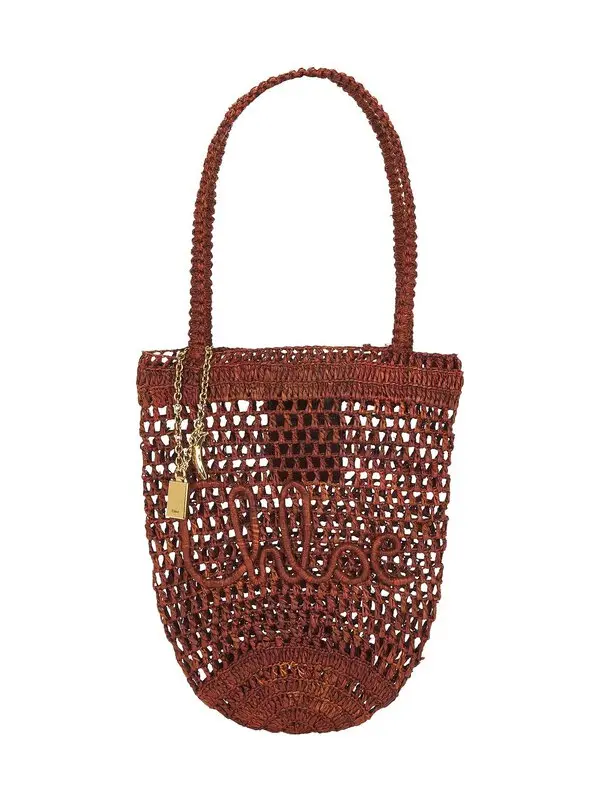 Chloé Summer Banana Bucket Bag - Clay Brown