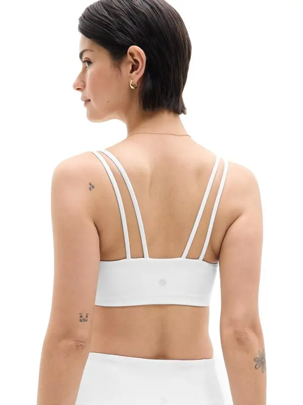 Athleta Transcend Strappy Bra D-dd - Bright White
