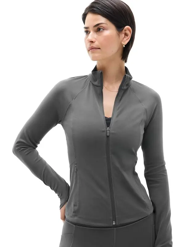 Athleta Salutation Jacket 2.0 - Shadow Grey