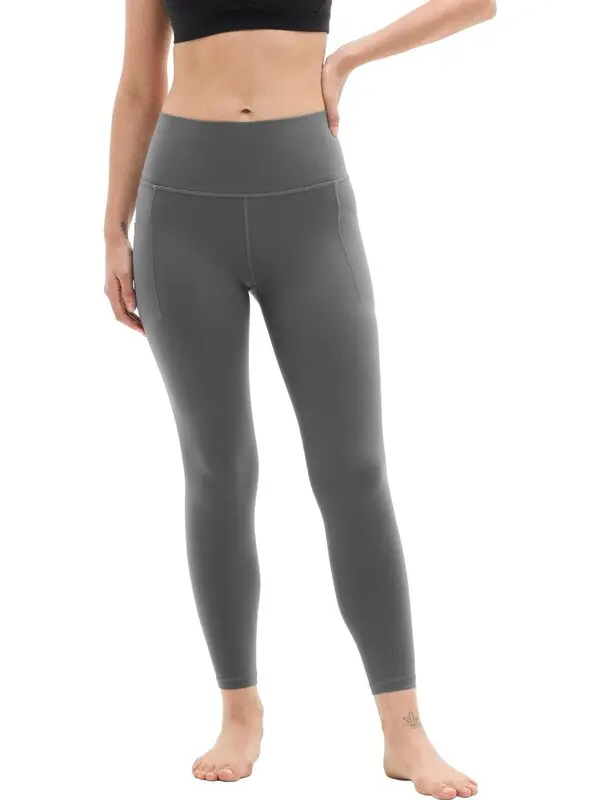 Athleta Salutation Stash High Rise 7/8 Legging - Shadow Grey