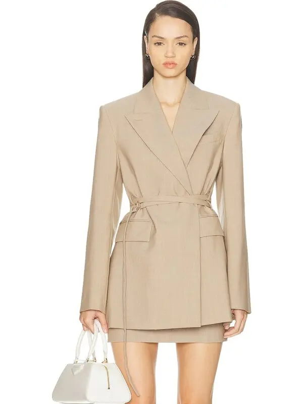 Sportmax Tubinga Jacket - Beige Shaded