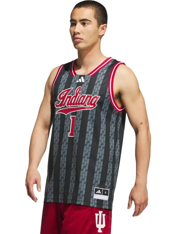 Adidas Indiana Hoosiers Swingman Jersey - Black