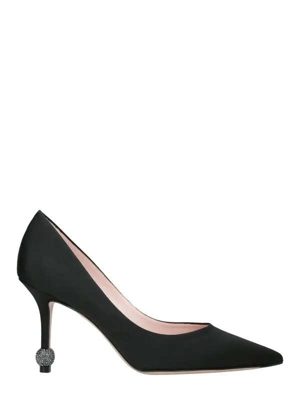 ROGER VIVIER Marlene Grosgrain Pumps - Black