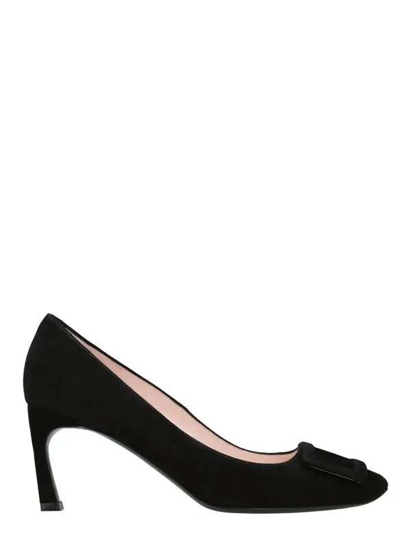 ROGER VIVIER Trompette Suede Pumps - Black