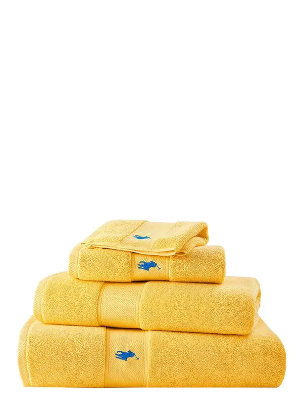 Ralph Lauren Polo Player Bath Sheet - Yellow