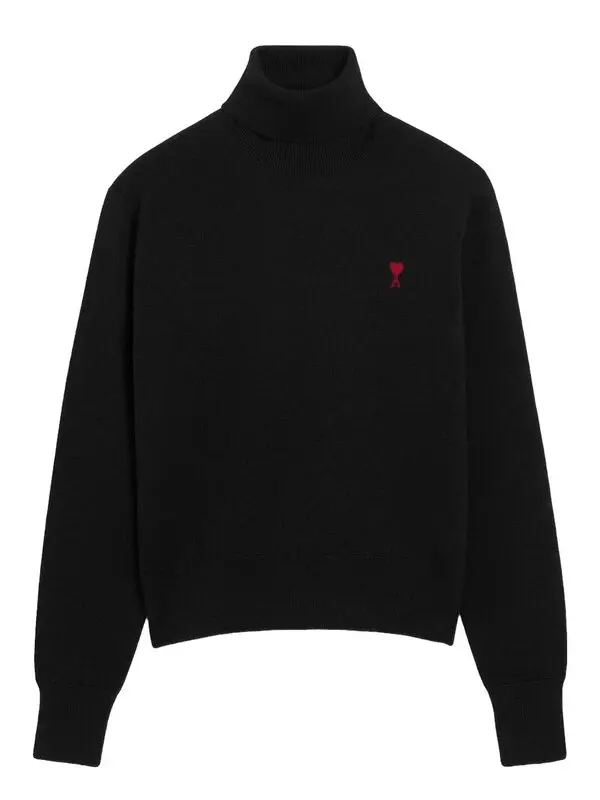 Ami Sweater - Noir/rouge