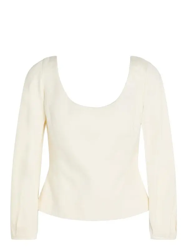 Gabriela Hearst Sophia Silk-twill Blouse - Ivory