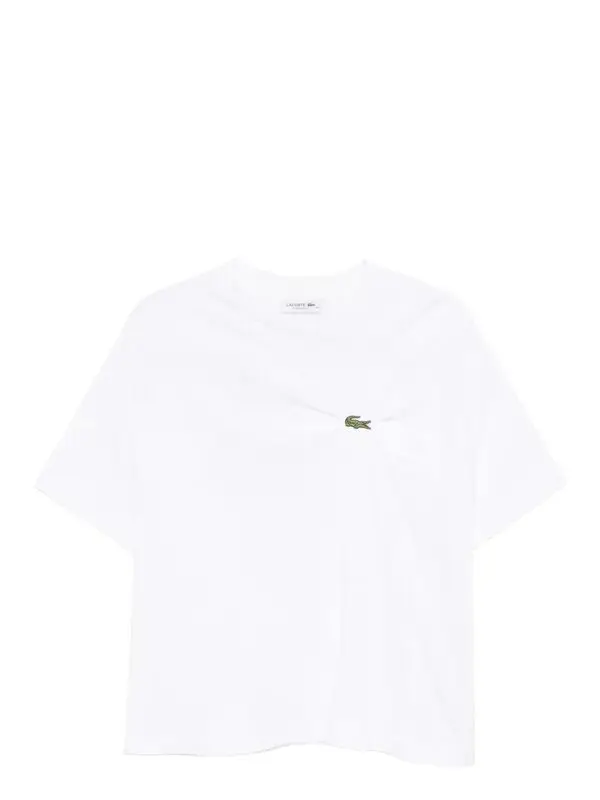Lacoste Oversized Draped T-shirt - White