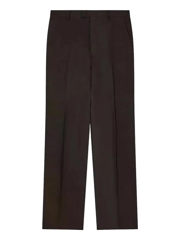 Emporio Armani Pleated Trousers - Brown