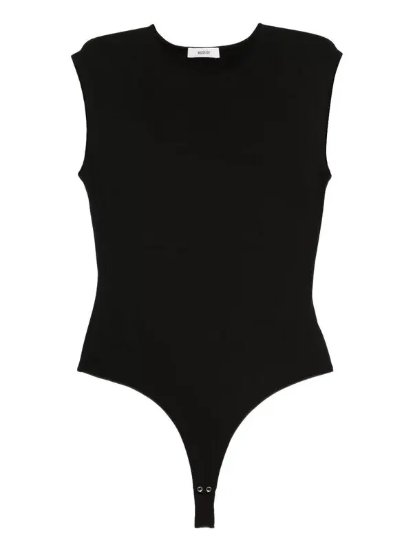 AGOLDE Aura Sleeveless Bodysuit - Black