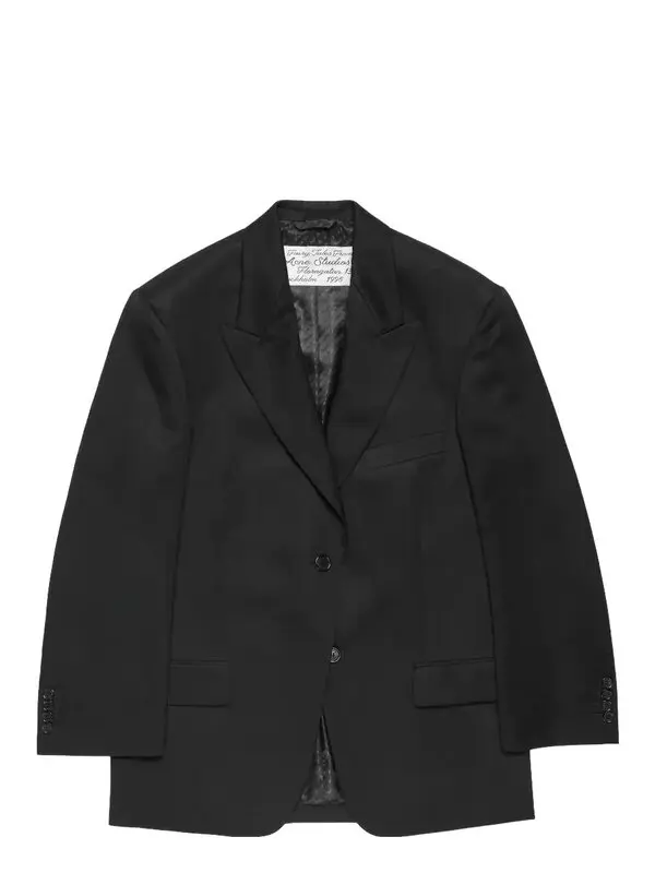 Acne Studios Buttoned Blazer - Black