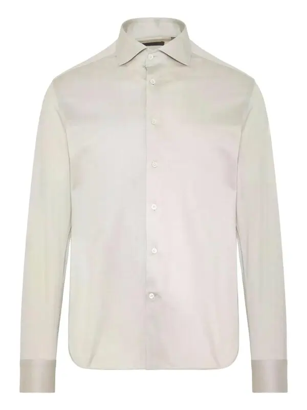 Corneliani Longsleeved Button-down Shirt - Grey