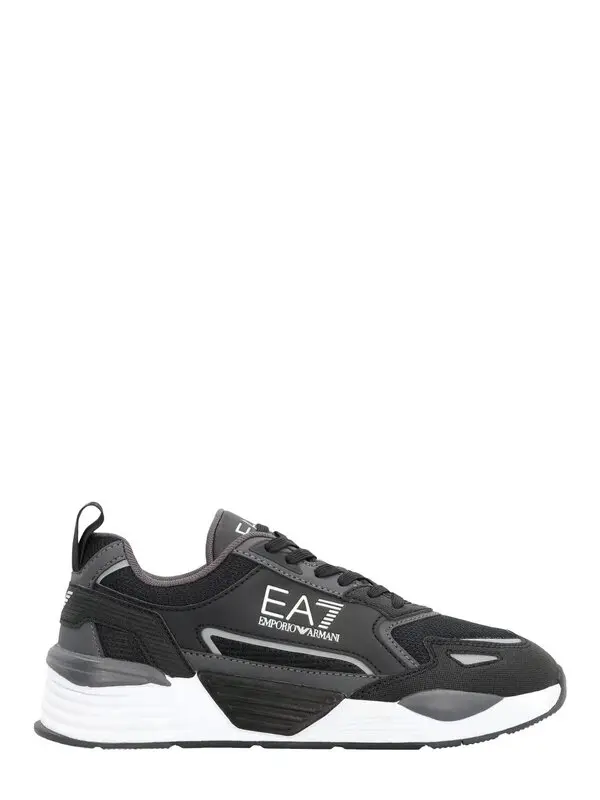 EA7 Ace Runner Logo Low-top Sneakers - Black