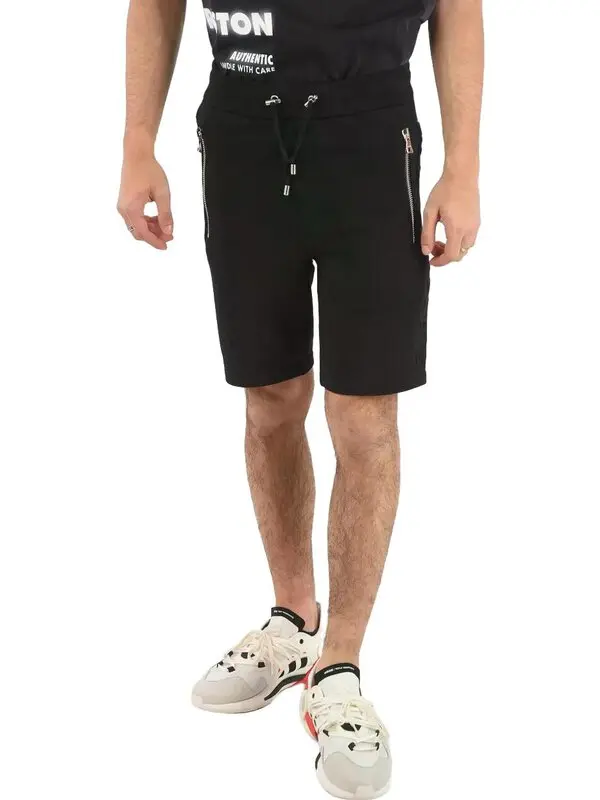 Balmain Logo Band Shorts - Black