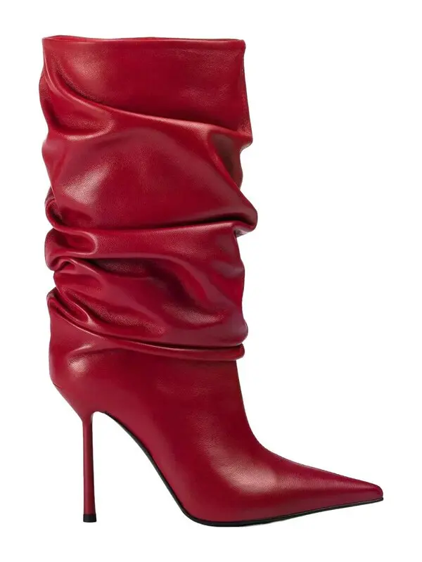 LE SILLA Bella Stiletto Boots - Red