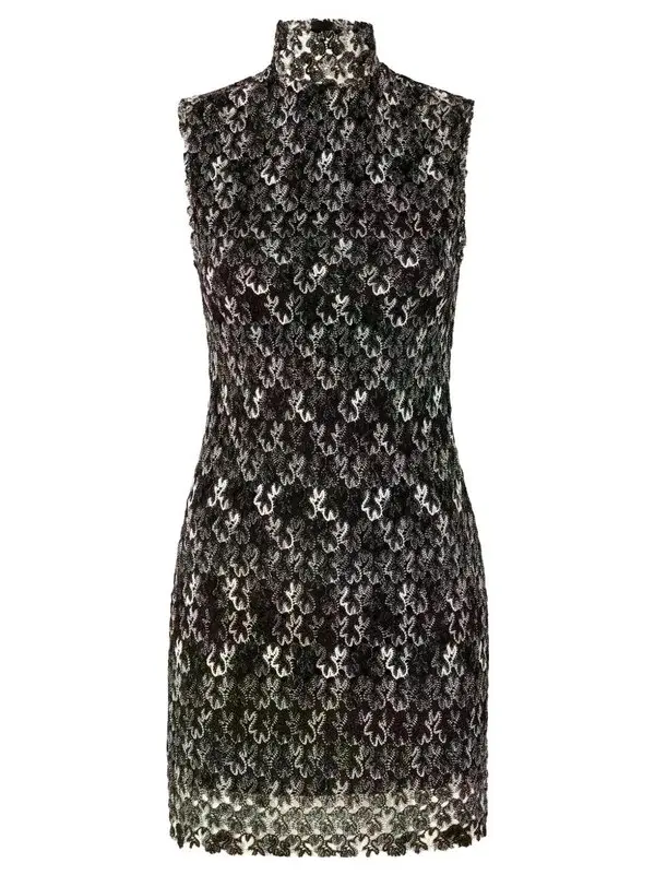 Missoni Floral Lace Mini Dress - Black