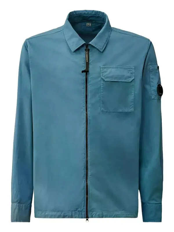 C.P. COMPANY Pocket Zip-fastening Shirt Jacket - Blue