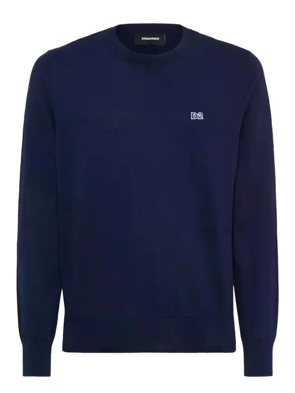 Dsquared2 Fine-knit Jumper - Blue