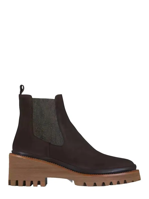 Ron White Emmaline Elastic-panelled Boots - Brown