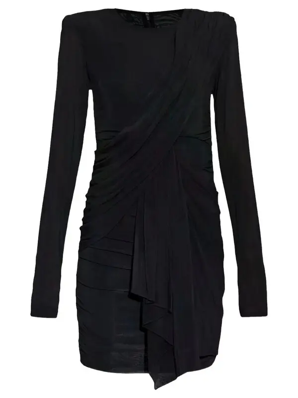 Isabel Marant Georgia Draped Dress - Black