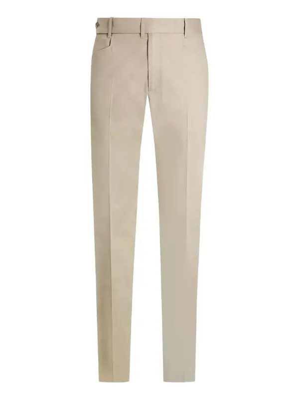 Dolce & Gabbana Button-fastening Pocket Trousers - Neutrals