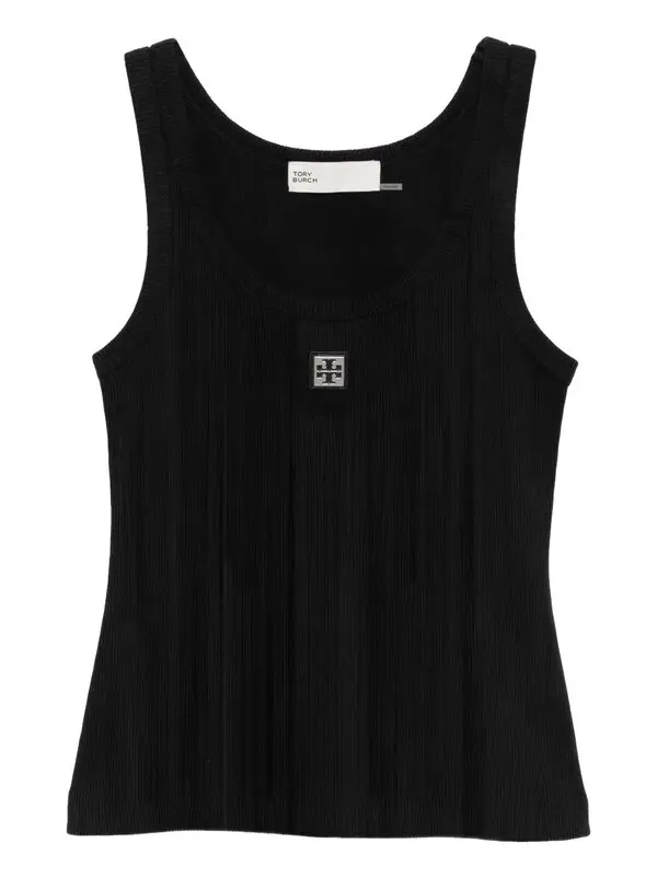 Tory Burch Scoop Tank - Black