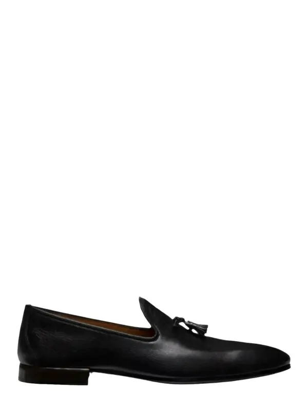 TOM FORD Leather Loafers - Black